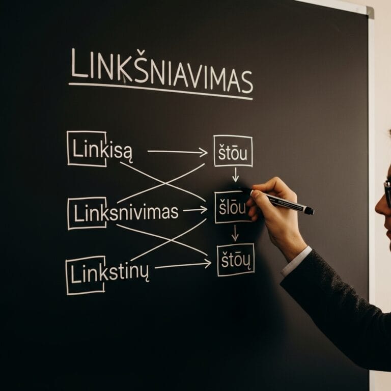 Linksniavimas lietuvių kalboje: išsamus gidas į žodžių kaitos meną - Mokesčių sufleris, mokesčių ...