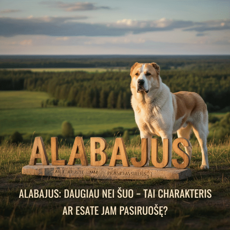 Alabajus: Daugiau Nei Šuo – Tai Charakteris. Ar Esate Jam Pasiruošę ...